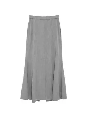 ENFOLD Slit Pleated Skirt