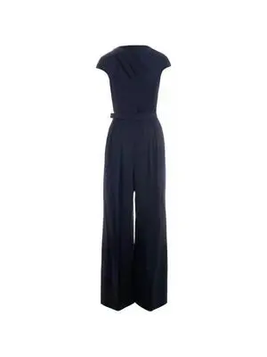 Max Mara Belted Jumpsuit - Blue