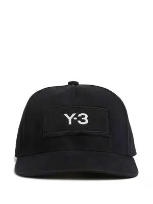Y3 Logo-patch Cap - Black