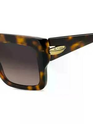 Etro Square Frame Sunglasses - Brown