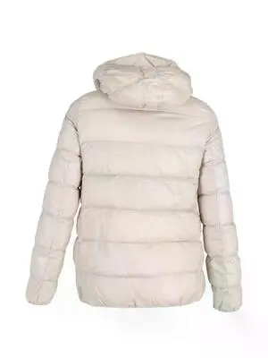 Moncler Quilted Zip-up Down Jacket - Neutrals