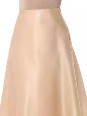 Alberta Ferretti Organza A-line Midi Skirt - Neutrals