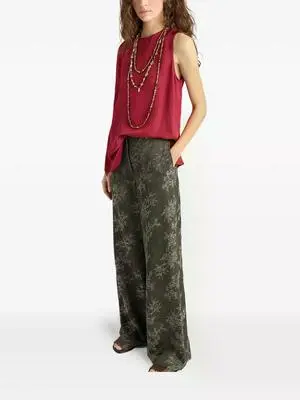 Momoni Jacquard Palazzo Pants