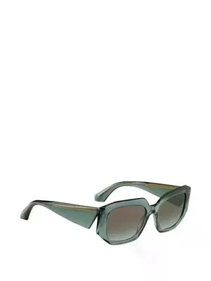 Etro Logo Geometric Sunglasses - Blue