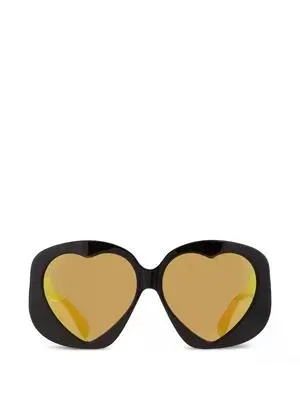 Moschino Heart-shaped Sunglasses - Black