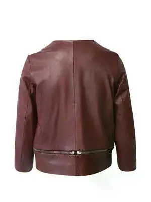Sandro Zip-trim Leather Jacket