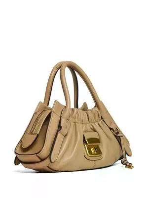 Marc Jacobs Small Christina Leather Tote - Neutrals