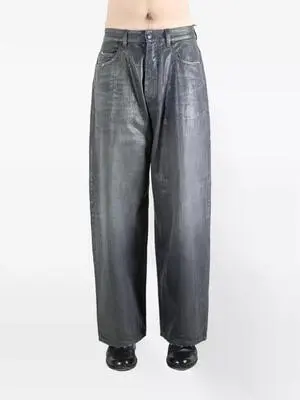 Balenciaga Button-fastening Pocket Trousers - Grey