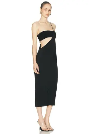 Rick Owens Bias Strap Cut-out Dress