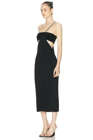 Rick Owens Bias Strap Cut-out Dress