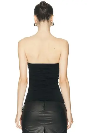 Rick Owens Alannah Prong Bustier Top - Black