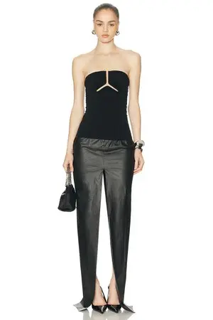 Rick Owens Alannah Prong Bustier Top - Black