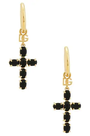 Dolce & Gabbana Cross Dangle Earrings