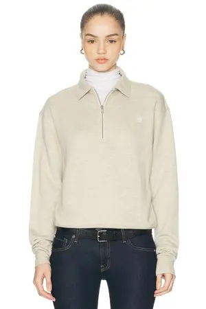 Eterne Zip Up Polo Sweatshirt