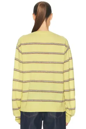 Eterne James Cashmere Sweater - Butter Stripe