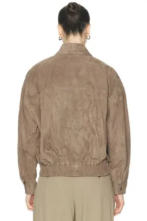 ARMA Frederica Suede Bomber Jacket