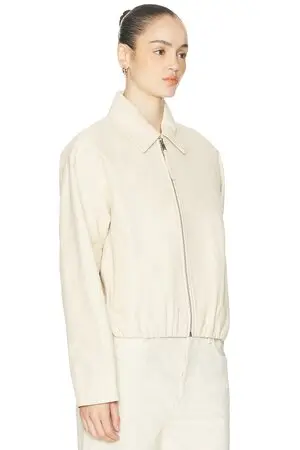 ARMA Loua Leather Jacket - Ecru
