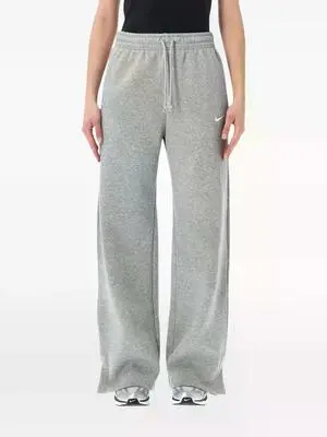 Nike Logo-detail Wide-leg-fit Track Pants - Grey