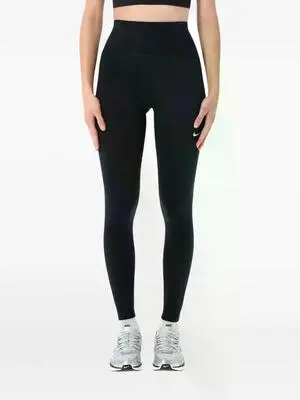 Nike Logo-detail Leggings - Black