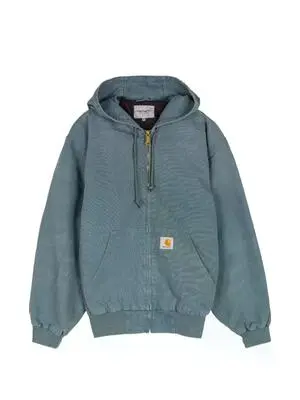 Carhartt Work In Progress Hooded Zip Jacket - Blue