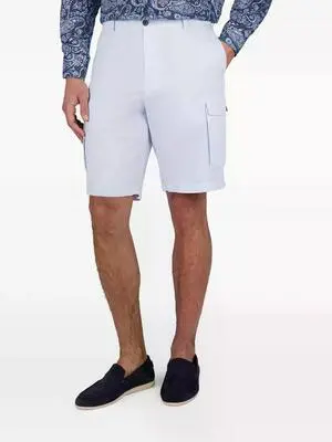 Paul & Shark Garment-dyed Bermuda Cargo Shorts