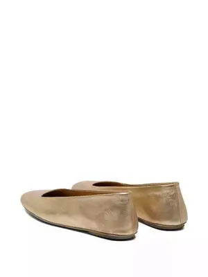 Marsèll Distesa Metallic Ballet Flats - Gold