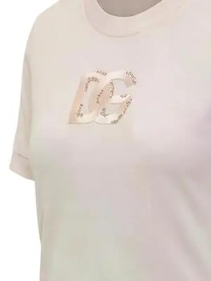 Dolce & Gabbana Embellished T-shirt - Pink