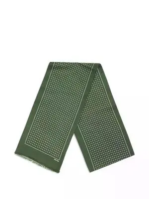TOM FORD Polka-dot Scarf - Green