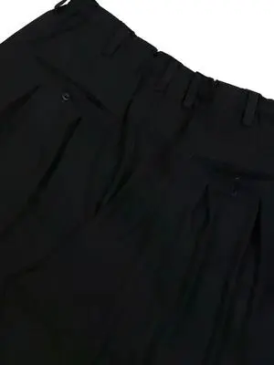 Yohji Yamamoto Pleated Tailored Shorts