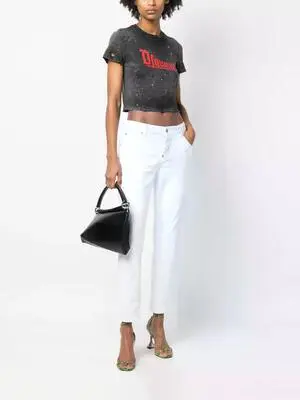 Dsquared2 Straight-leg Cropped Jeans - White
