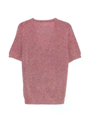 CIRCUS HOTEL V-neck T-shirt - Pink