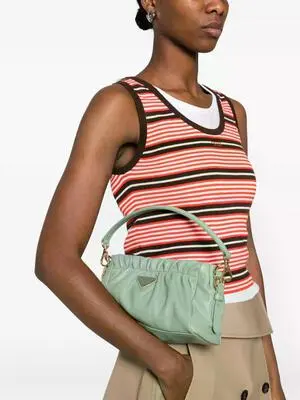Prada Triangle-logo Tote Bag