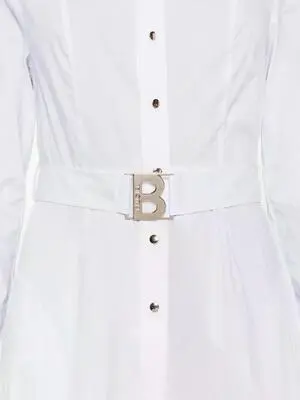 BLUGIRL Belted Collared Maxi Dress