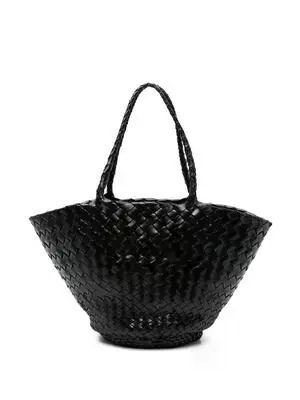Dragon Diffusion Egola Woven Braided Shoulder Bag - Black