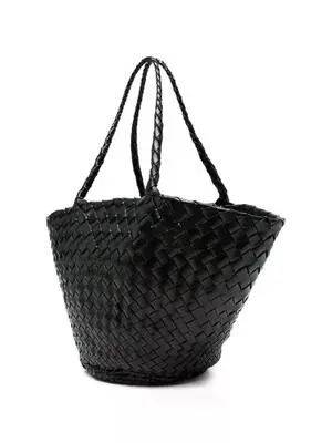 Dragon Diffusion Egola Woven Braided Shoulder Bag - Black