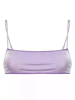 MC2 SAINT BARTH Sadie Lurex Bikini Top - Purple