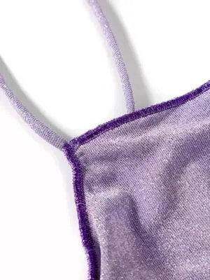 MC2 SAINT BARTH Sadie Lurex Bikini Top - Purple