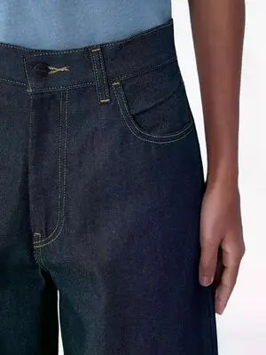 Carhartt Work In Progress Brandon Five-pocket Wide-leg Trousers - Blue