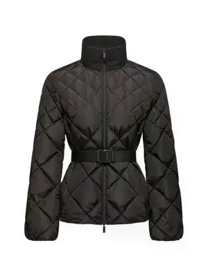 Moncler Diamond-quilted Jacket - Black