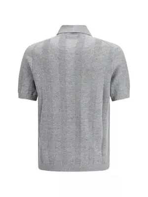 Brunello Cucinelli Ribbed Polo Shirt