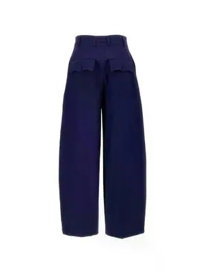 Alberto Biani Wide-leg Trousers With Belt