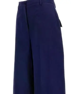 Alberto Biani Wide-leg Trousers With Belt