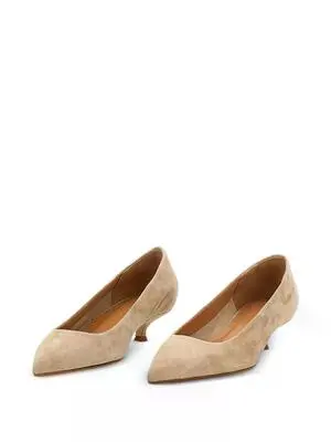 AeydĒ Pointed-toe Kitten Heel Pumps