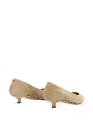 AeydĒ Pointed-toe Kitten Heel Pumps