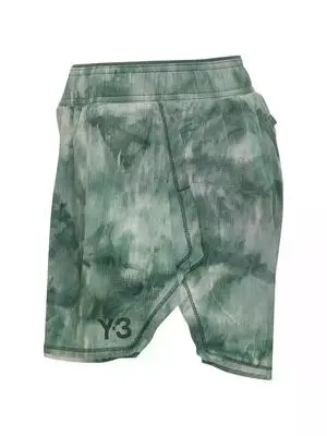 Y3 Printed Running Shorts