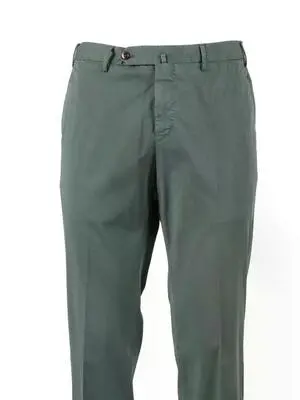 PT TORINO Belt-loops Trousers - Green