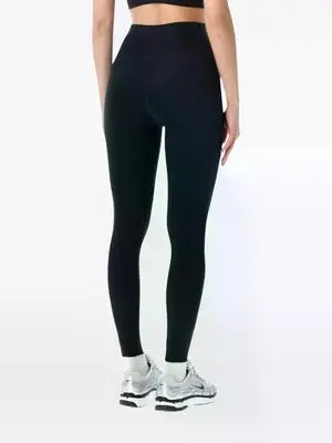 Nike Logo-detail Leggings - Black