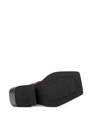 Camper Quetal Textu Ankle Boots - Red
