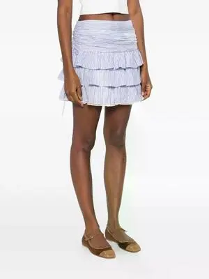Sandro Striped Mini Skirt