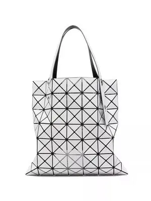 Issey Miyake Geometric-pattern Tote Bag - Grey